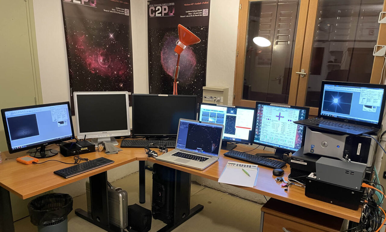 The whoppshel on a 1m telescope | Shelyak Instruments